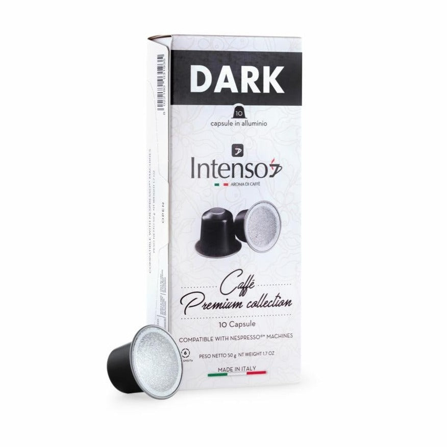 Intenso - Dark Capsules - 10/Box - Compatible with Nespresso® Machines ...