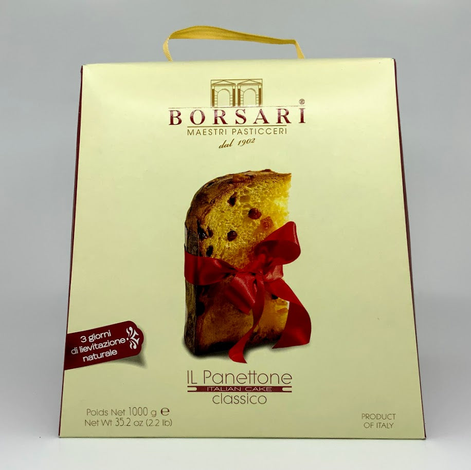 Borsari - Panettone Classico- 1000g (2.2 lb) – Cerini Coffee & Gifts