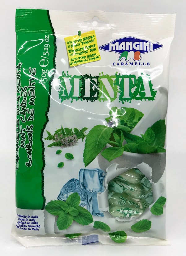 Mangini - Candies Menta 150g (5.29 oz) – Cerini Coffee & Gifts