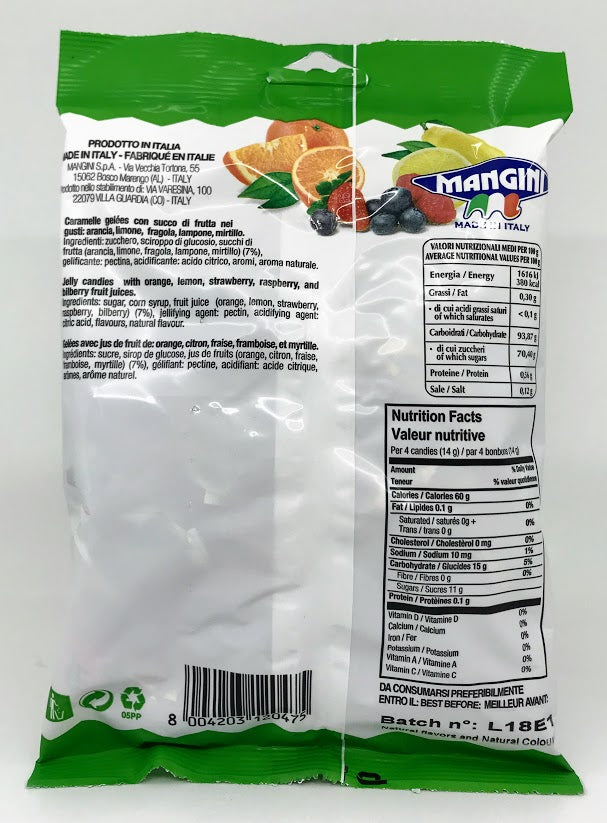 Mangini - Candies Bye Bye Gelees - 150g (5.29 oz) – Cerini Coffee & Gifts