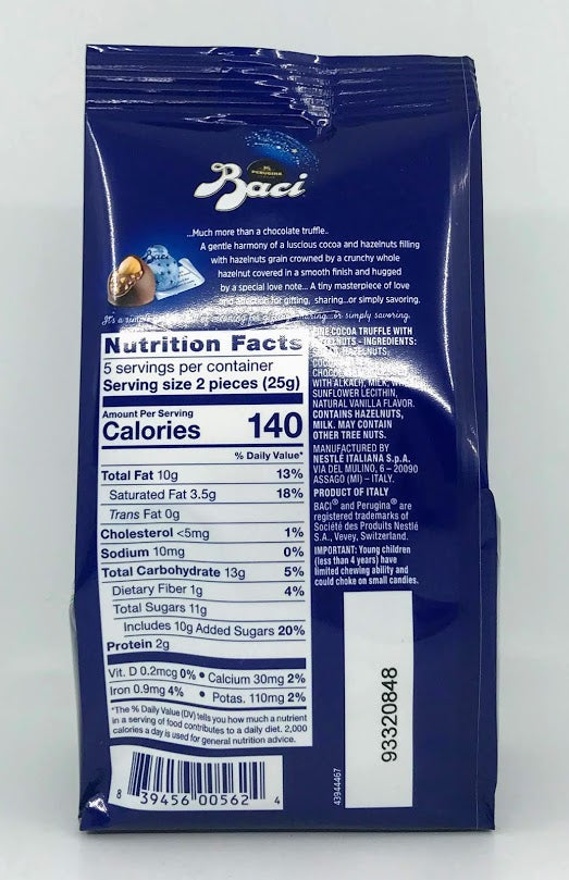 Baci Perugina - Milk Chocolate Truffles w/ Hazelnuts - 125g (4.4 oz ...