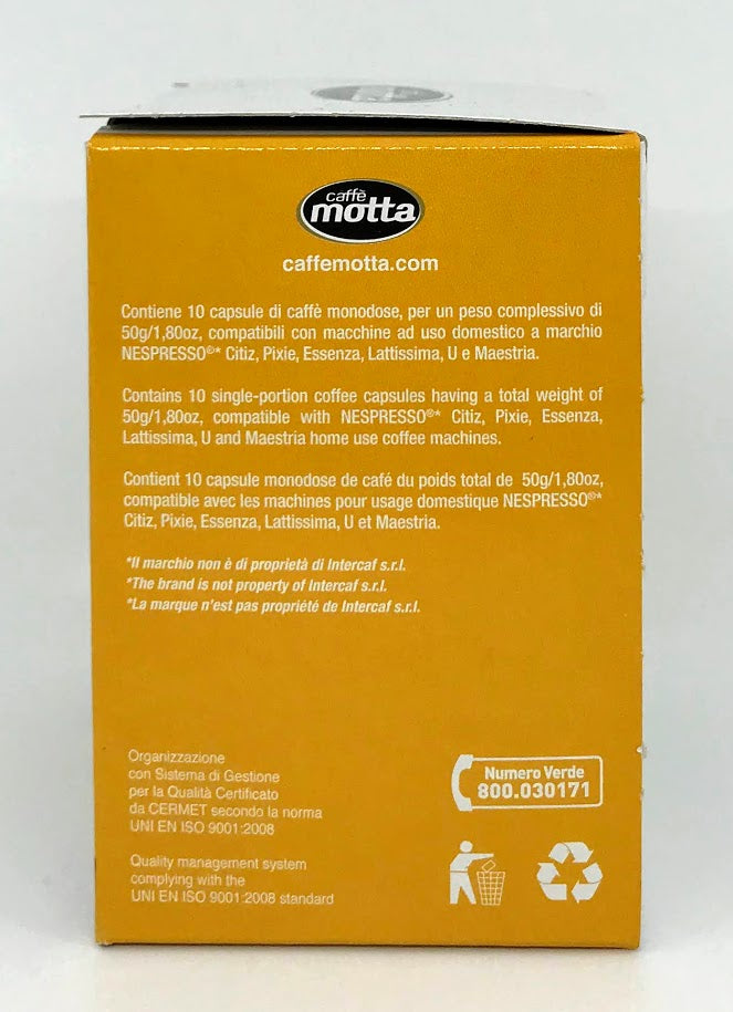 Caffe Motta - Espresso Arabica Nespresso Capsules (10 Capsules ...