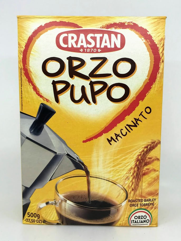 Crastan - Orzo Pupo Macinato 500g (17.5oz) – Cerini Coffee & Gifts