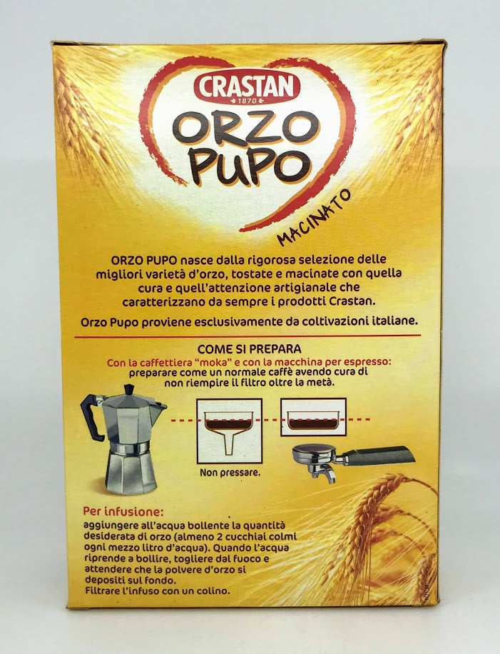 Crastan - Orzo Pupo Macinato 500g (17.5oz) – Cerini Coffee & Gifts