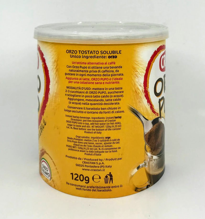 Crastan - Orzo Pupo - Solubile - 120g can – Cerini Coffee & Gifts