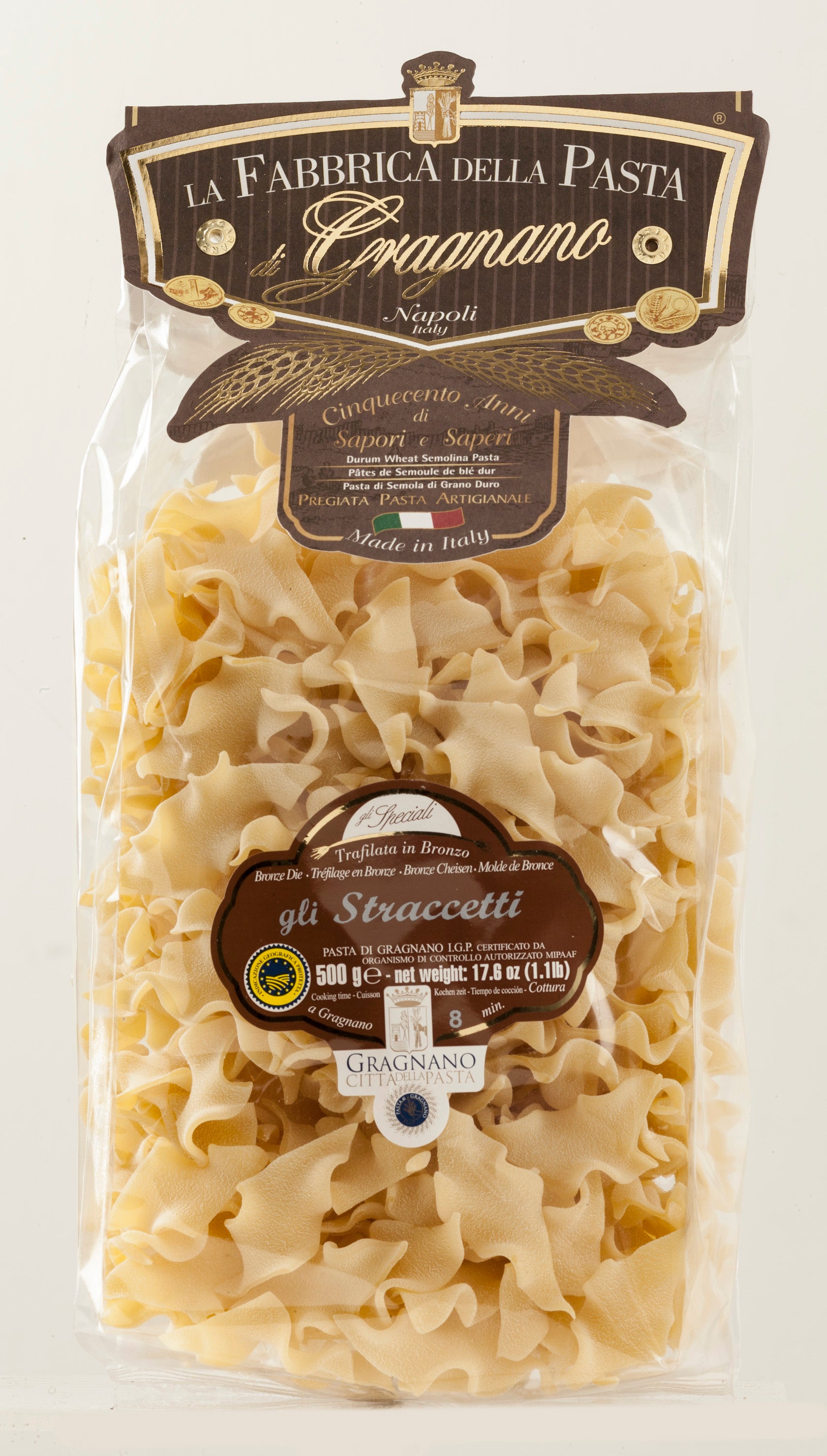 La Fabbrica Della Pasta Di Gragnano - Gli Straccetti - 500g (17.6 oz ...