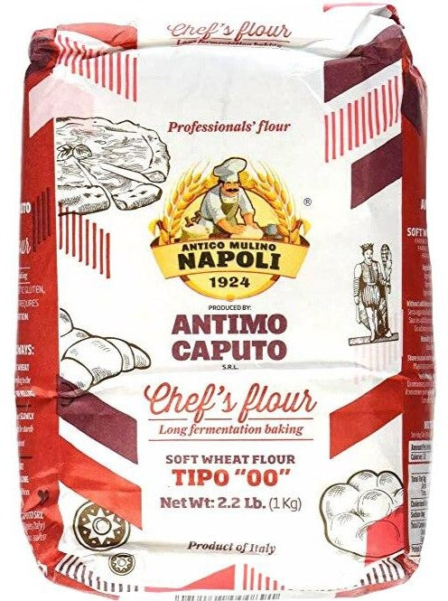 Antimo Caputo - Italian Chef's Flour Double Zero "00" - 2.2lbs (1kg ...
