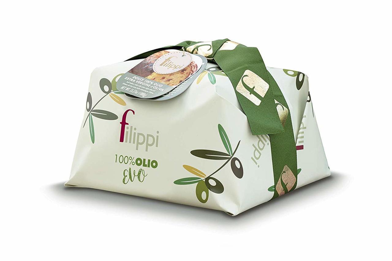 Filippi - Panettone with 100% extra-virgin olive oil - 1000g (2.2 lbs ...