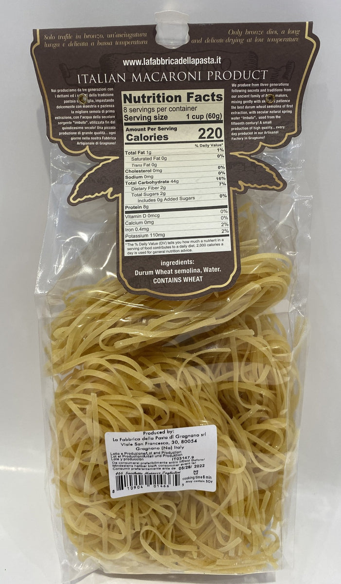 La Fabbrica Della Pasta Di Gragnano - E Matasse Tagliolini - 500g (17 ...
