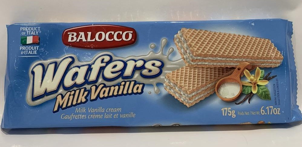 Balocco - Milk Vanilla Wafers - 175g (6.17 oz) – Cerini Coffee & Gifts