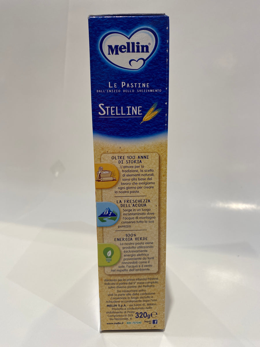 Mellin - Le Pastine Stelline - 320g – Cerini Coffee & Gifts