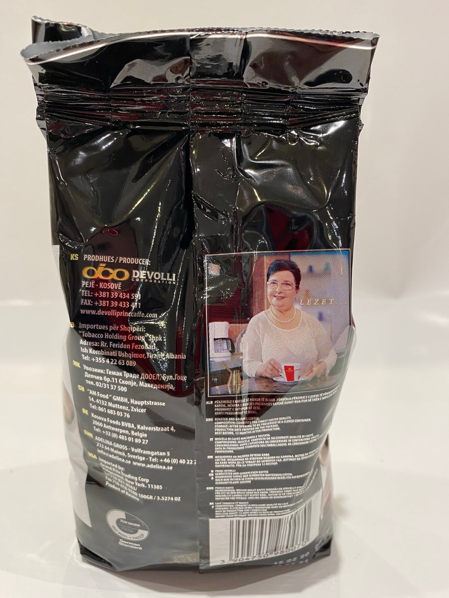 Devolli Princ Caffe - Turkish Coffee 200g (7.04 oz) – Cerini Coffee & Gifts